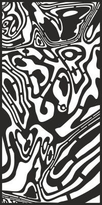 Abstract Room Divider Privacy Screen Decorative Panel Wall - Etsy