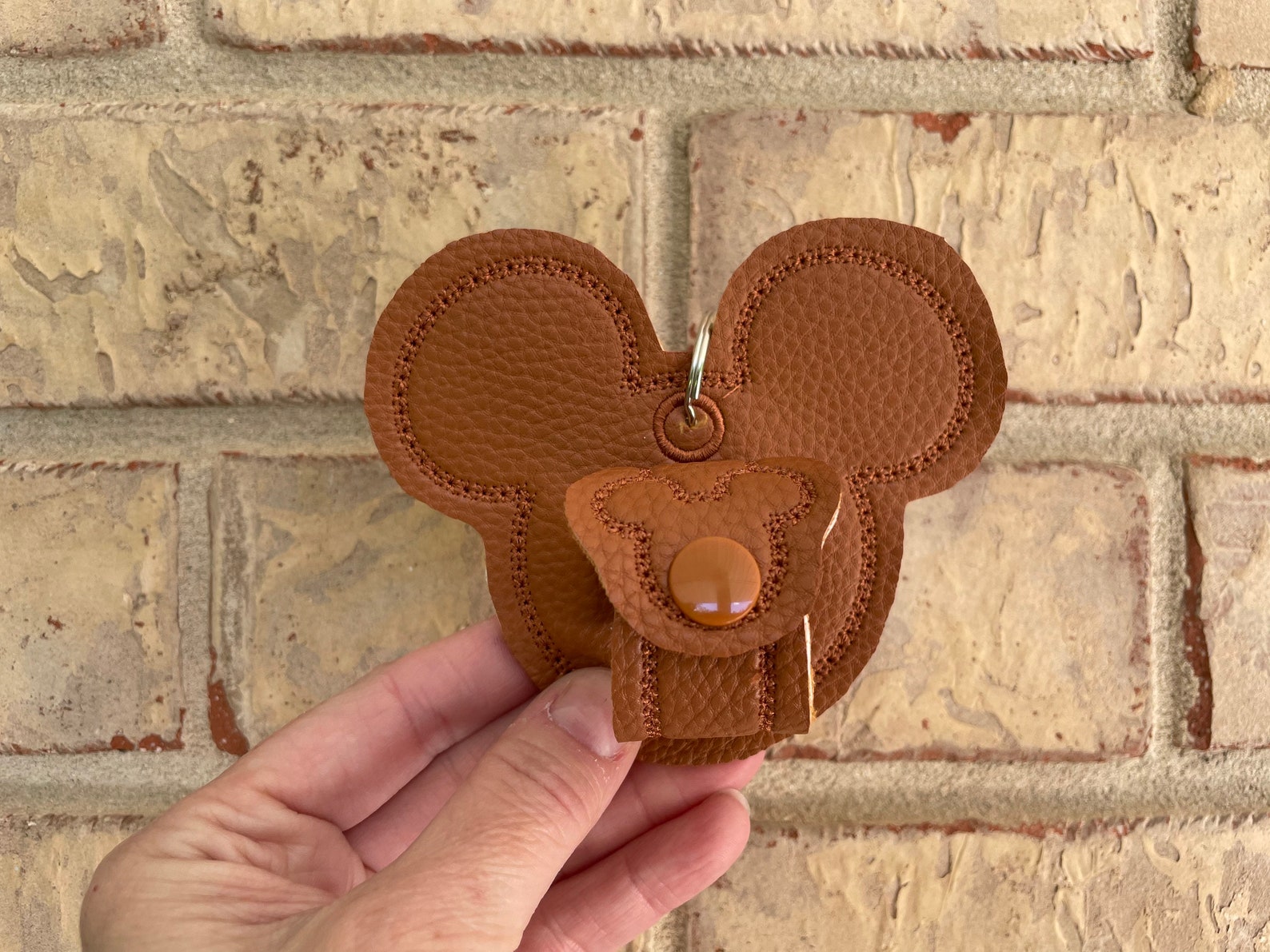 Mickey Mouse Ear Holder Brown Mickey Mouse Ear Holder Mickey | Etsy