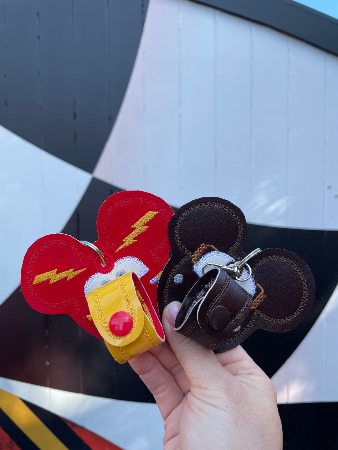 Lightning Mcqueen Mouse Ear Holder, Cars Mickey Shaped Inspired Ear ...