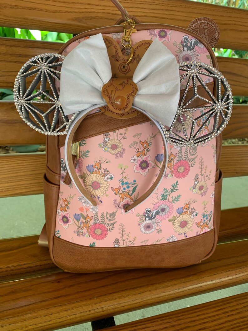 Mickey Mouse Ear Holder Brown Mickey Mouse Ear Holder Mickey | Etsy
