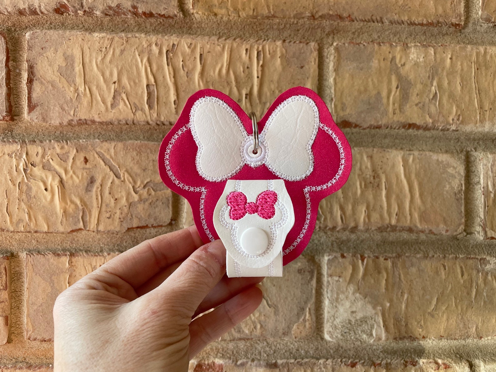 Glitter Minnie Mouse Ear Holder Minnie Mouse Inspired Ear - Etsy