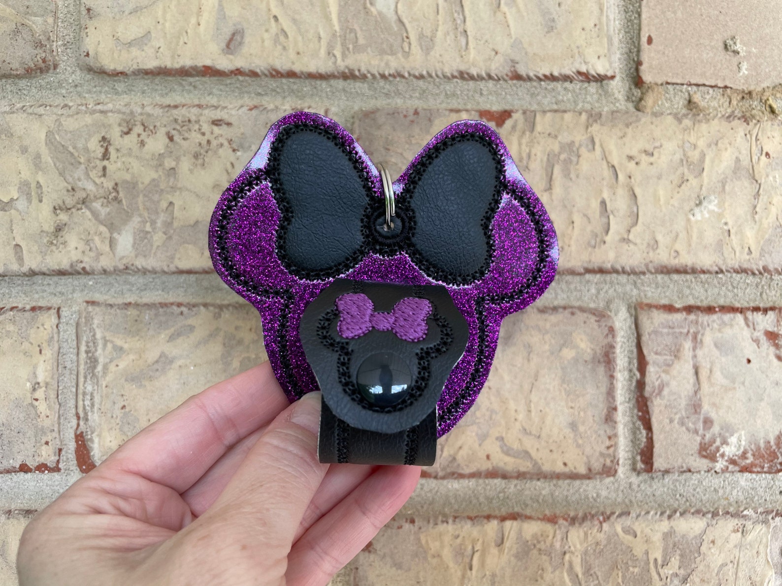Glitter Minnie Mouse Ear Holder Minnie Mouse Inspired Ear - Etsy