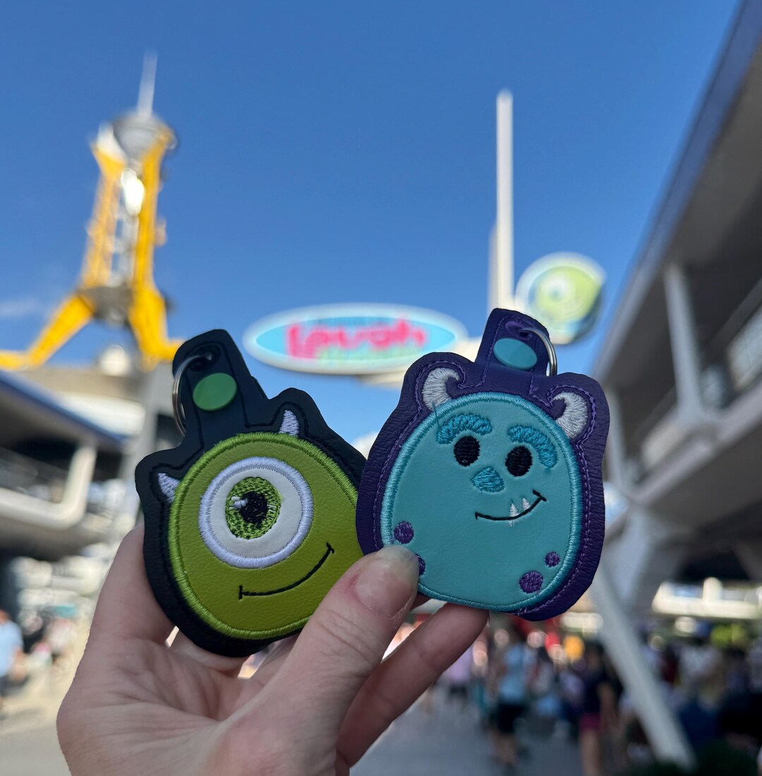 Monsters Inc Door Mouse Ear Holder, Mike Ear Holder, Sully Ear Holder ...