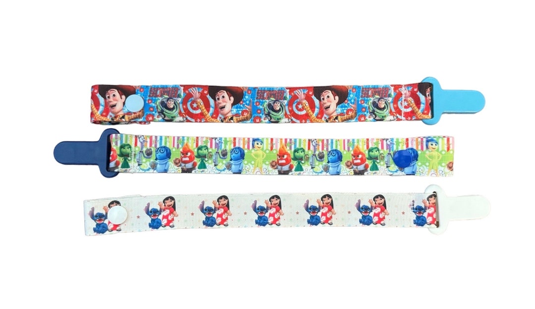 Lilo & Stitch Pacifier Clip, Toy Story Binky Clip, Pacifier Holder ...
