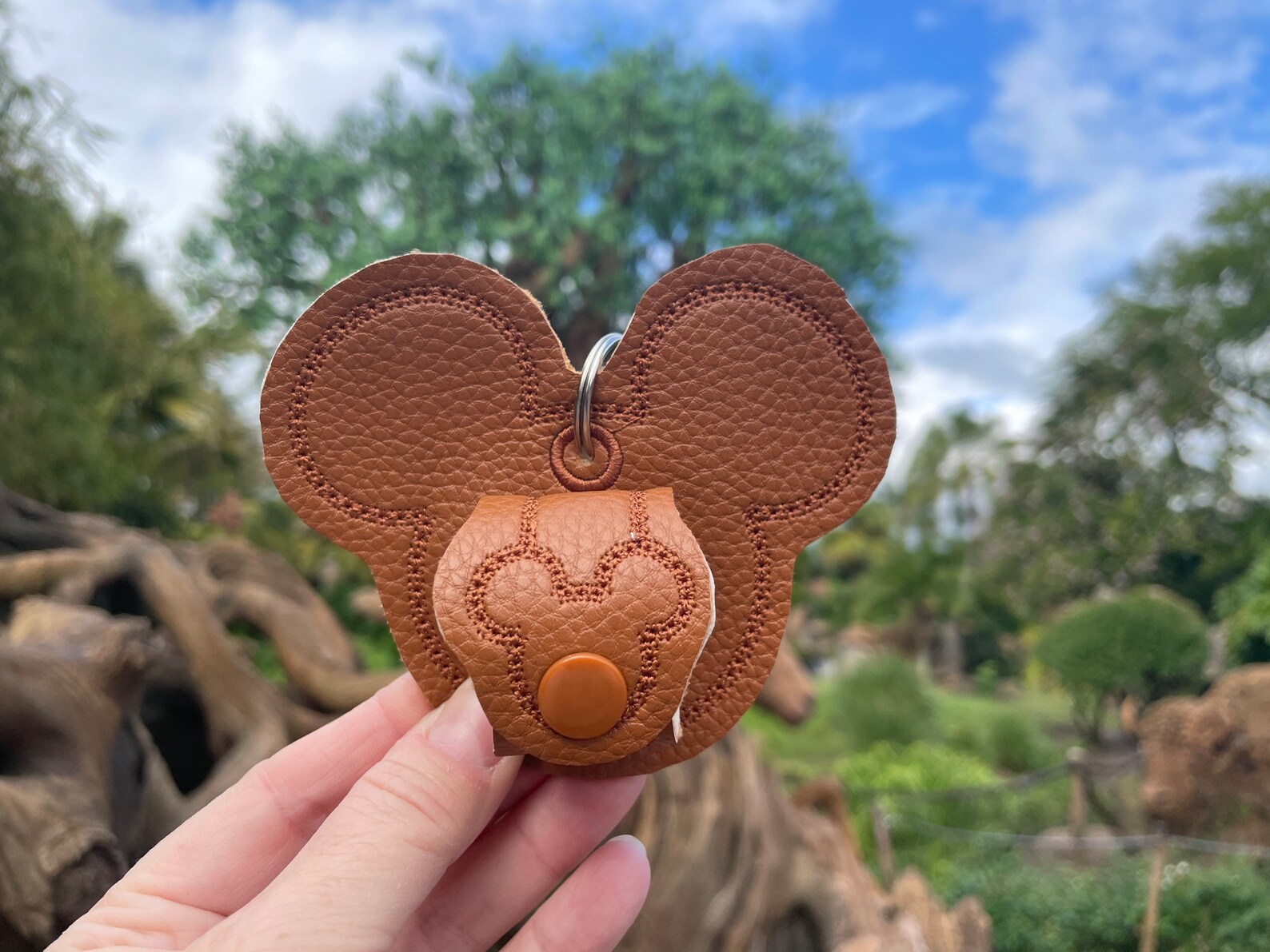 Mickey Mouse Ear Holder, Brown Mickey Mouse Ear Holder, Mickey Mouse ...