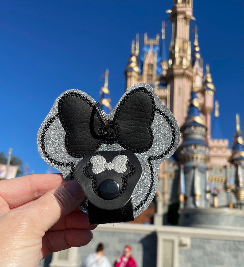 Glitter Minnie Mouse Ear Holder Minnie Mouse Inspired Ear - Etsy