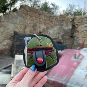 Baby Yoda Mouse Ear Holder, Mando Ear Holder or Carrier for Bag, Belt ...