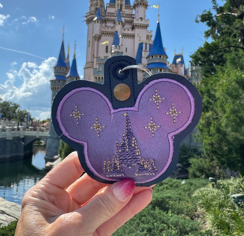 Castle Mouse Ear Holder, Park Castle Mouse Ear Holder, Castle Mickey ...