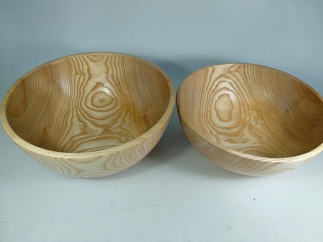 Set of Handmade Decorative Plates Made of Ash Wooden Handmade - Etsy