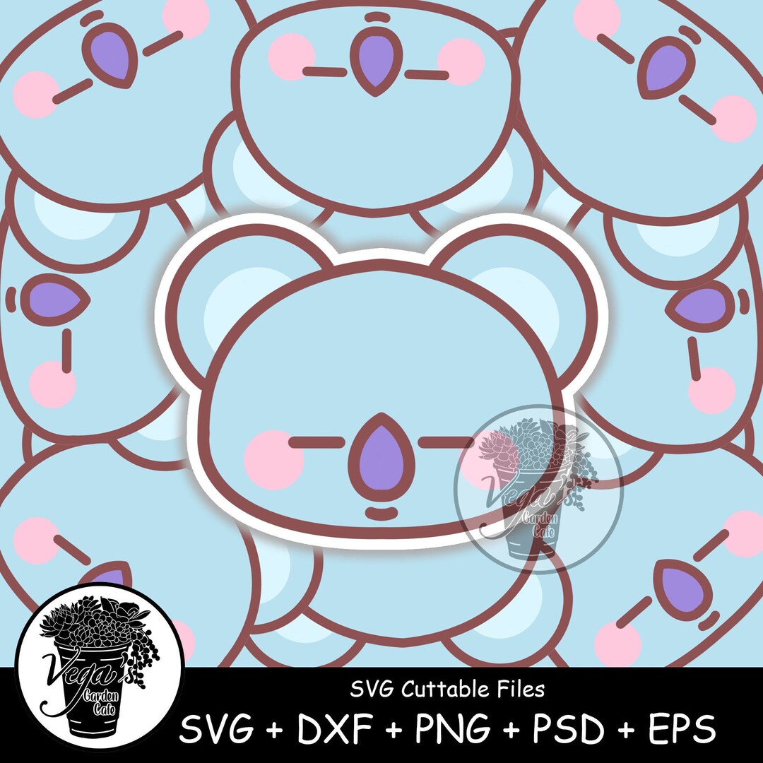 Koya BT21 SVG-Cut File svg dxf eps png Silhouette - Etsy México