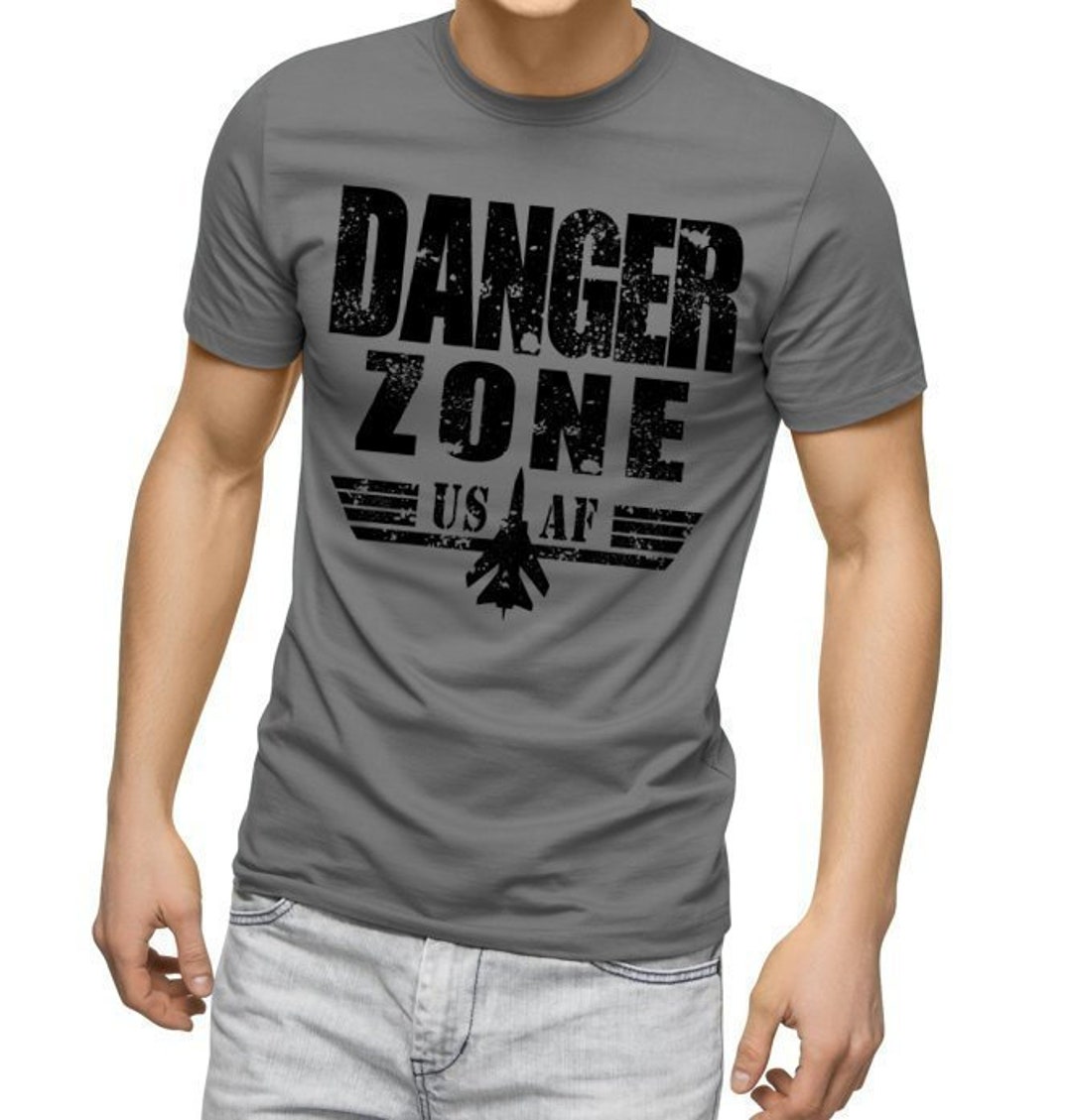 Danger Zone T-shirt, USAF, Top Gun Shirt, Air Force Shirt, Fighter Jet ...