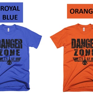 Danger Zone T-shirt, USAF, Top Gun Shirt, Air Force Shirt, Fighter Jet ...