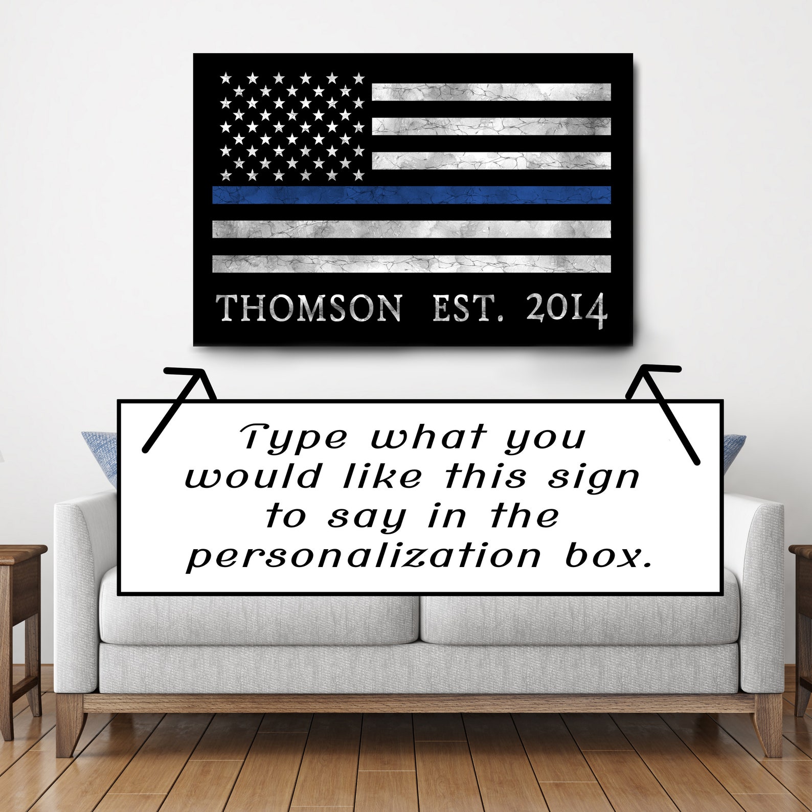 Police Officer Sign, Police Wall Decor, Police Officer Canvas, Gift for ...