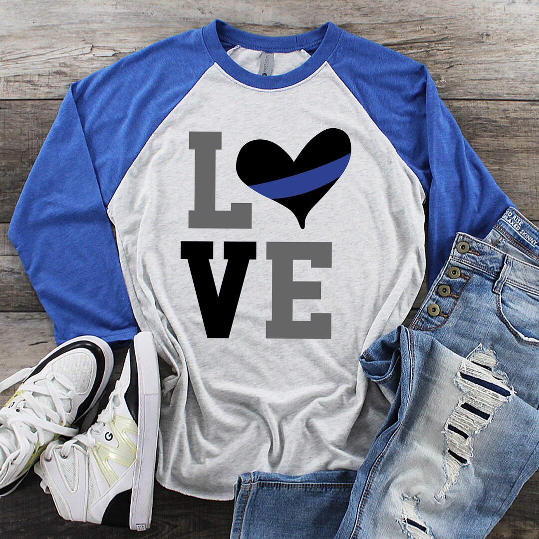 Love Police Shirt, Police Wife, Deputy Wife, Valentine's Day Gift, Love ...