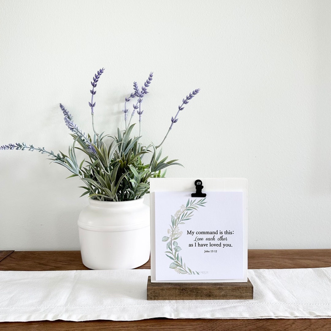 Scripture Card Designs, Bible Verse Cards With Holder, Bible Verse Art ...