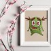 Set of Monster Cross Stitch Pattern Pdf. Small Funny - Etsy