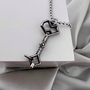 Stainless Steel Key Necklace, Norse Jewelry Necklace, Scandinavian ...