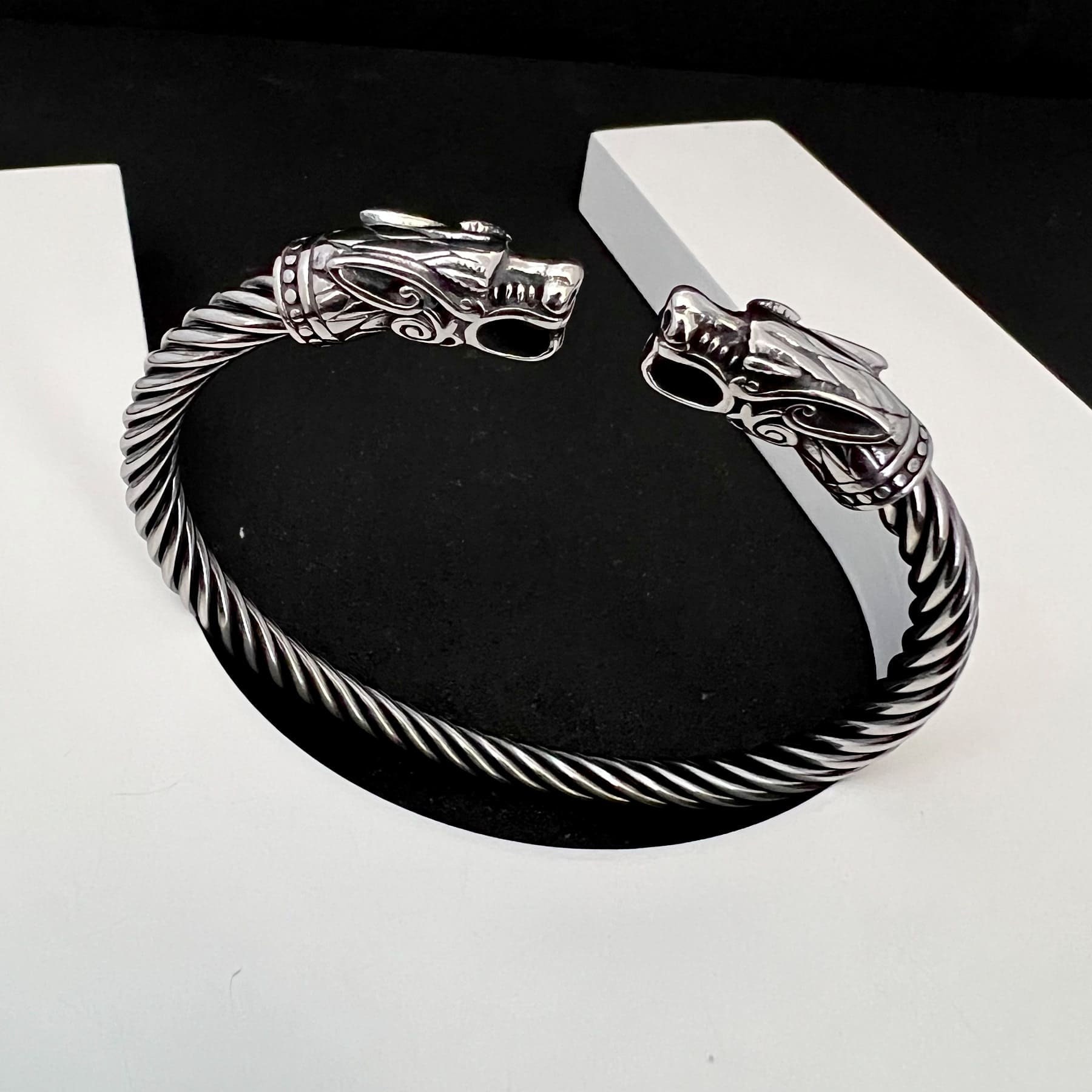 Viking Bracelet, Fenrir Arm Bracelet, Ring Armlet, Circlet Bangle ...