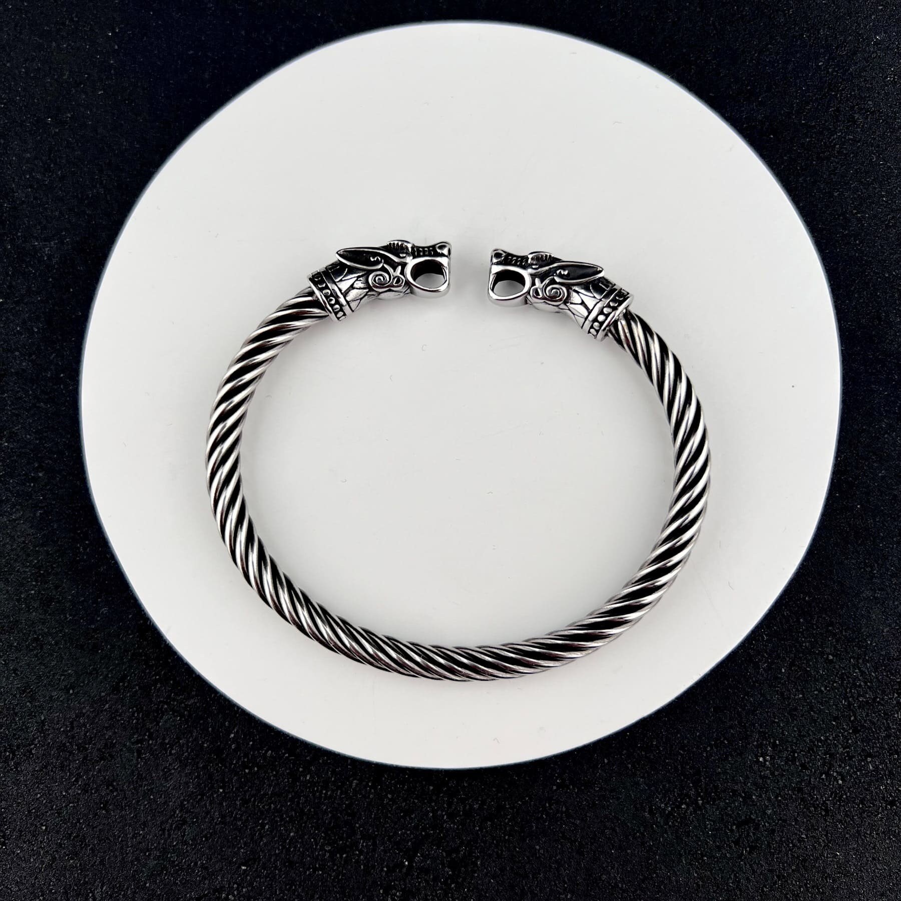 Viking Bracelet, Fenrir Arm Bracelet, Ring Armlet, Circlet Bangle ...