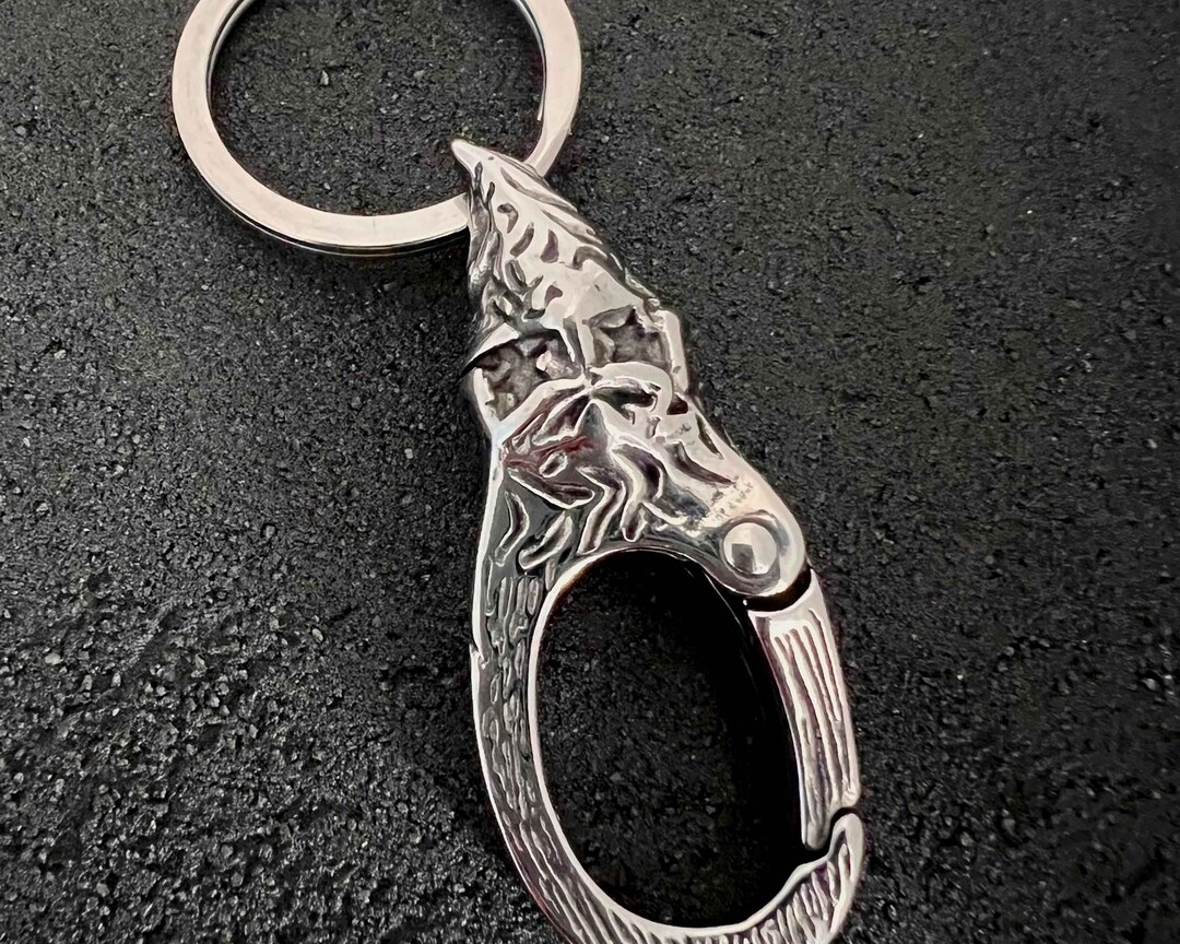 Mens Metal Keychain, Steel Keychain for Men, Stainless Steel Keychain ...