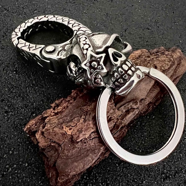 Stainless Keychain - Etsy