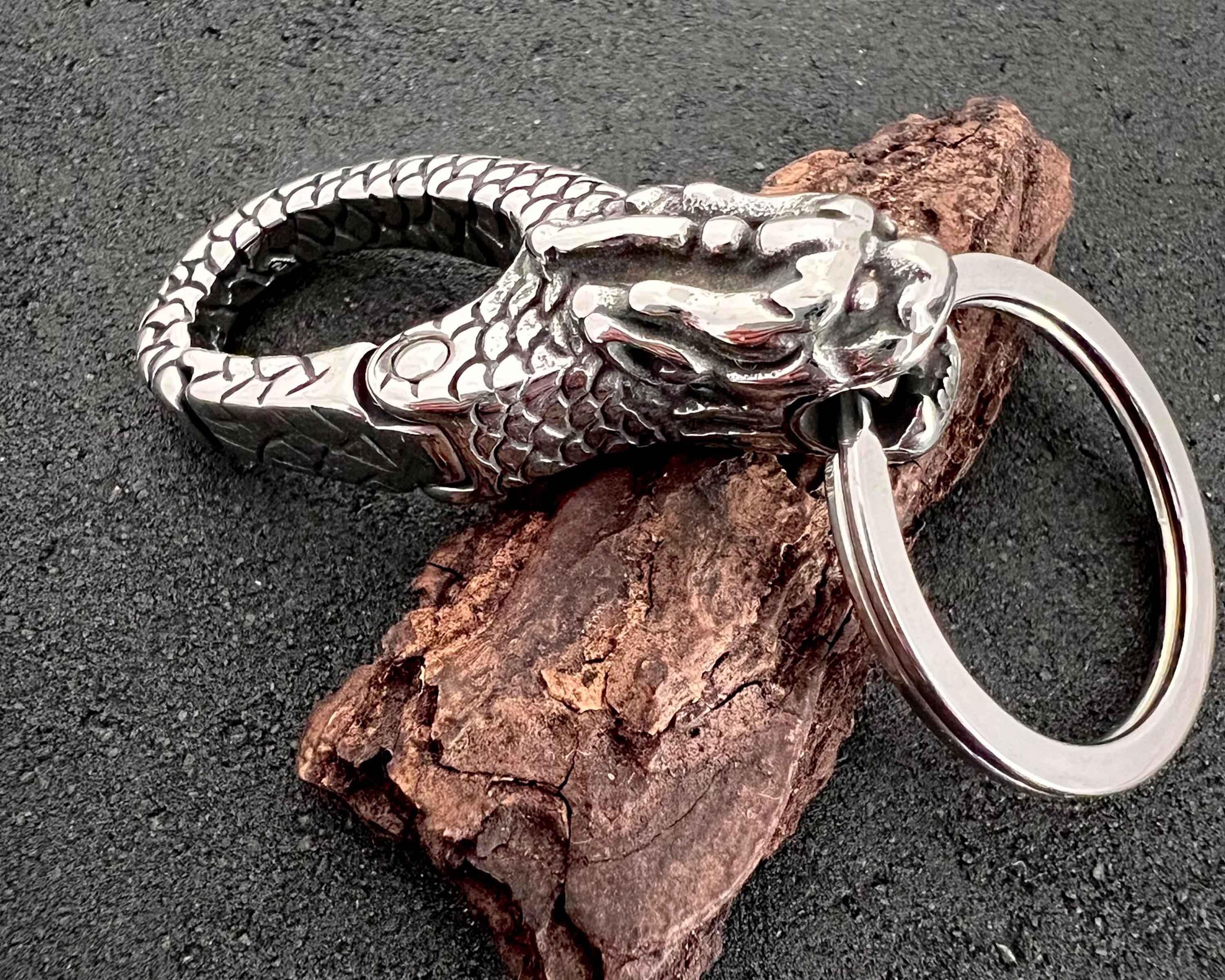 Japan Style Metal Keychain, Mens Carabiner Keychain, Gift for Dad ...