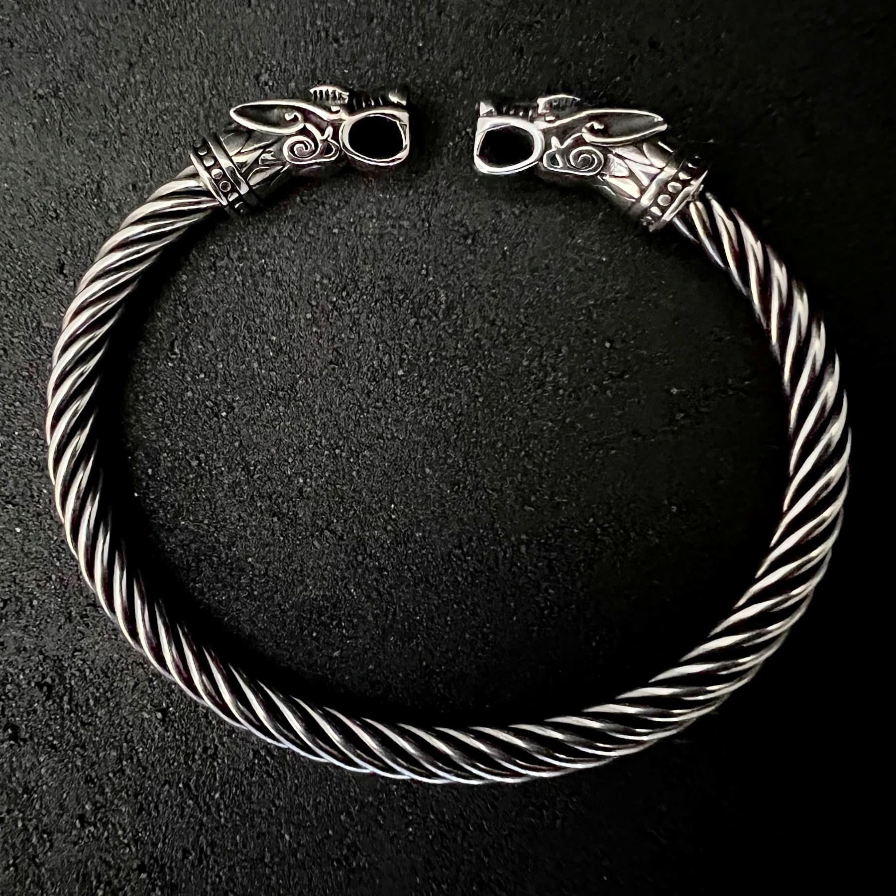 Viking Bracelet, Fenrir Arm Bracelet, Ring Armlet, Circlet Bangle ...