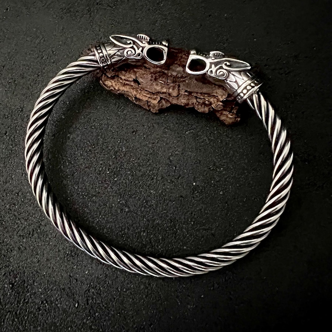 Viking Bracelet, Fenrir Arm Bracelet, Ring Armlet, Circlet Bangle ...