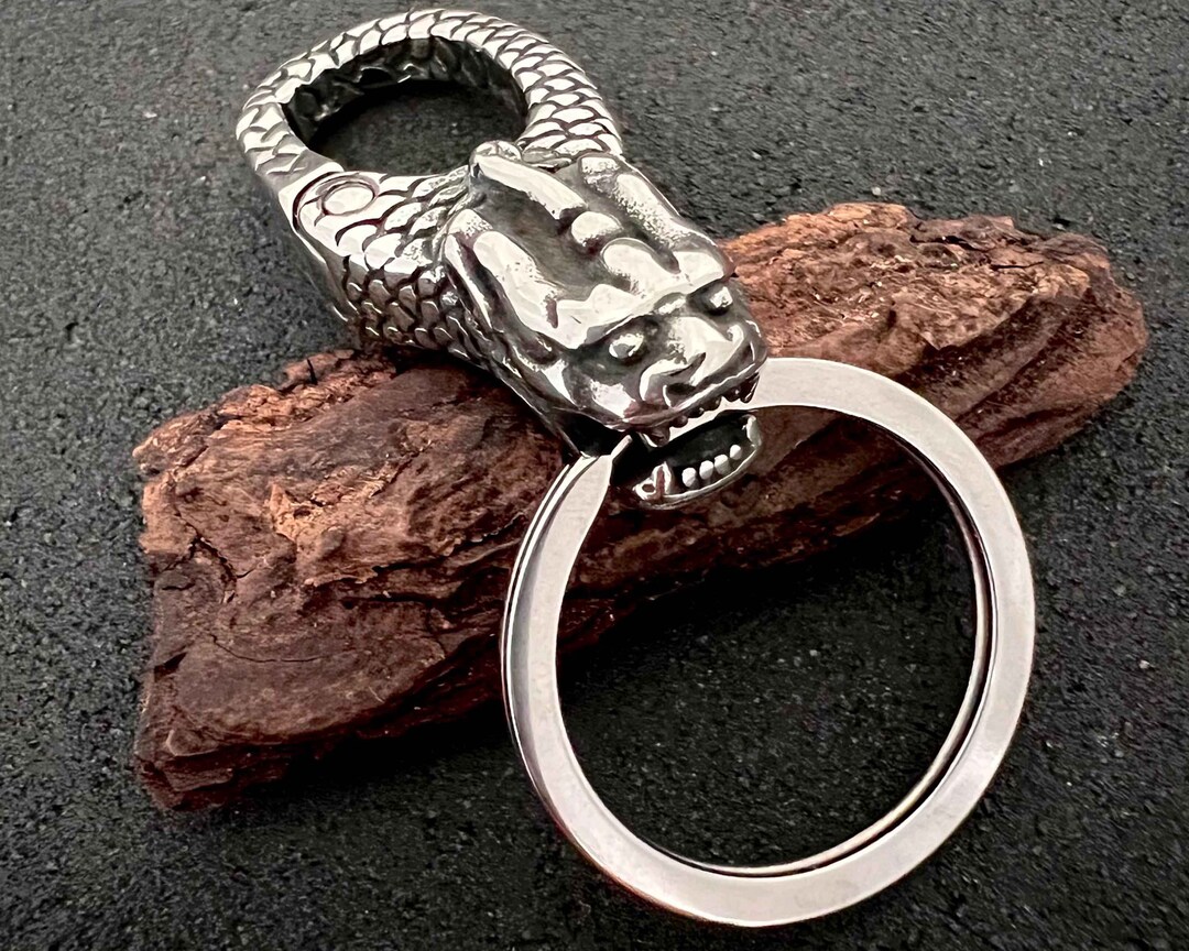 Japan Style Metal Keychain, Mens Carabiner Keychain, Gift for Dad ...