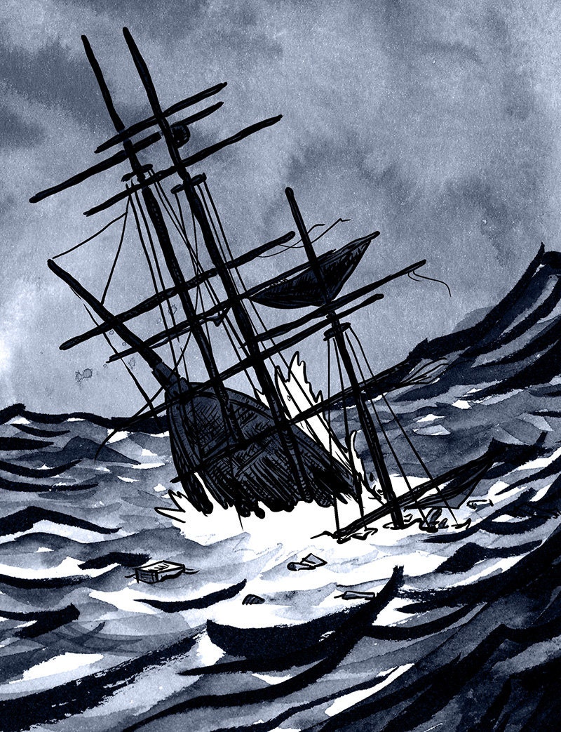 Moby-dick Print 11x14 - Etsy