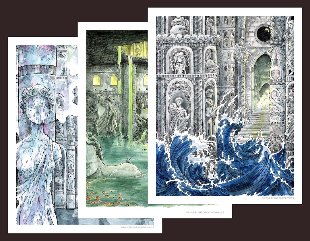 Piranesi - Set of 3 Prints - Etsy