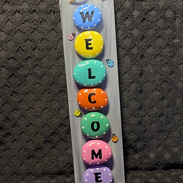 Welcome Rocks - Etsy
