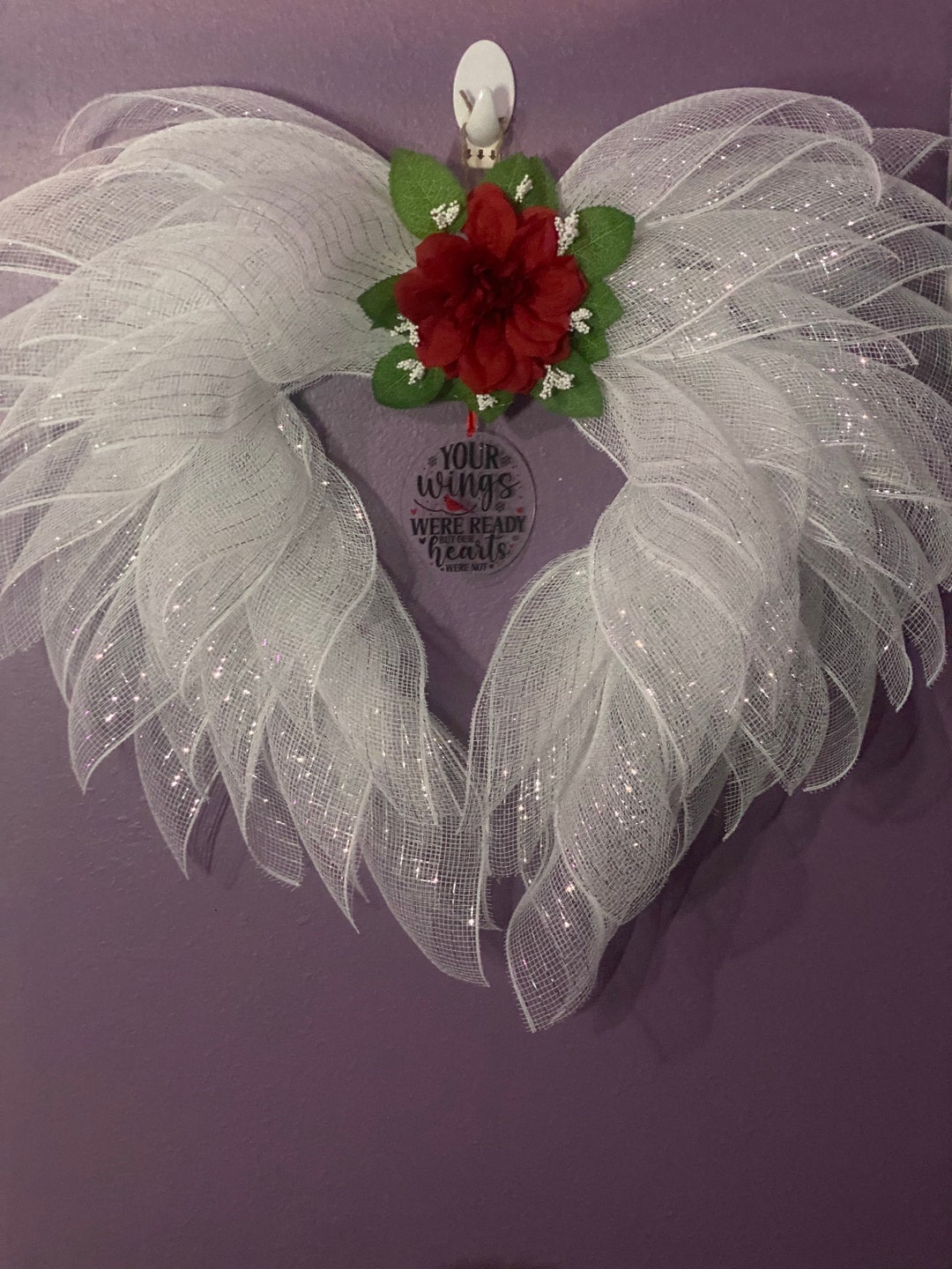 Angel Wings Wreath - Etsy