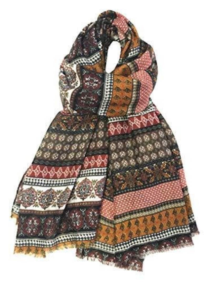 Vintage Bohemian Inspired Boho Style Long Fashion Scarf - Etsy