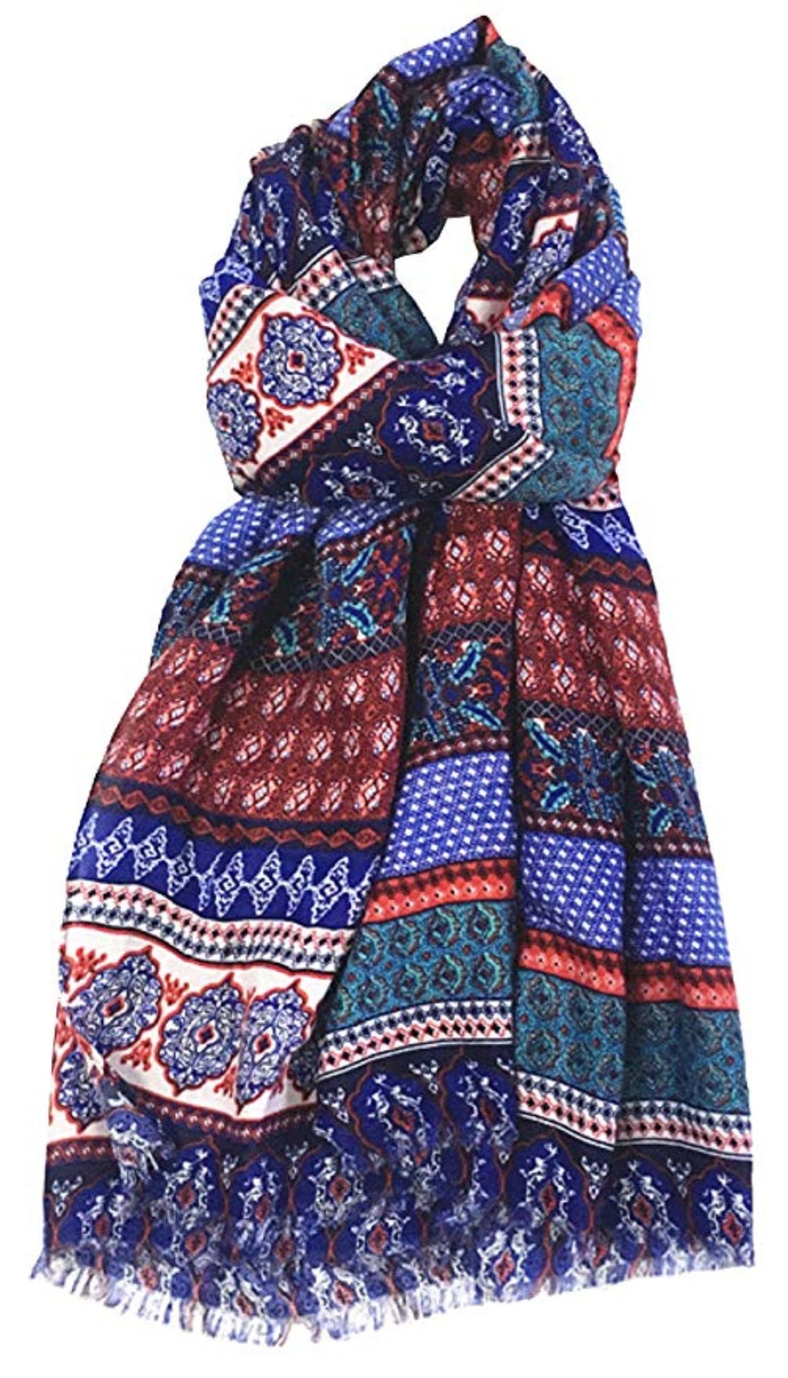 Vintage Bohemian Inspired Boho Style Long Fashion Scarf - Etsy