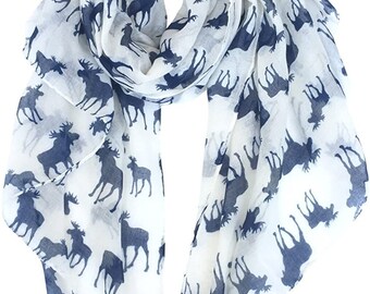 Moose Scarf - Etsy