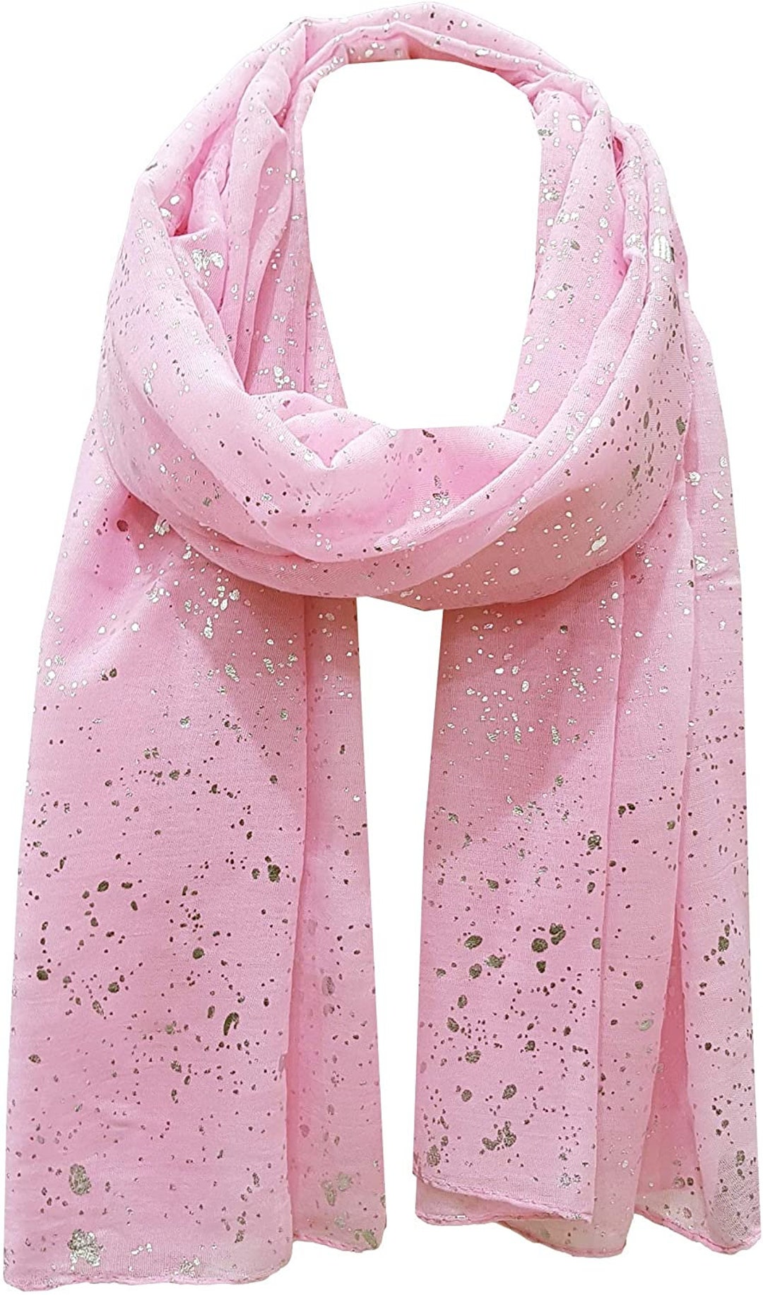 World of Shawls Sparkle Splash Effect Scarf Shawl Wrap for Casual ...