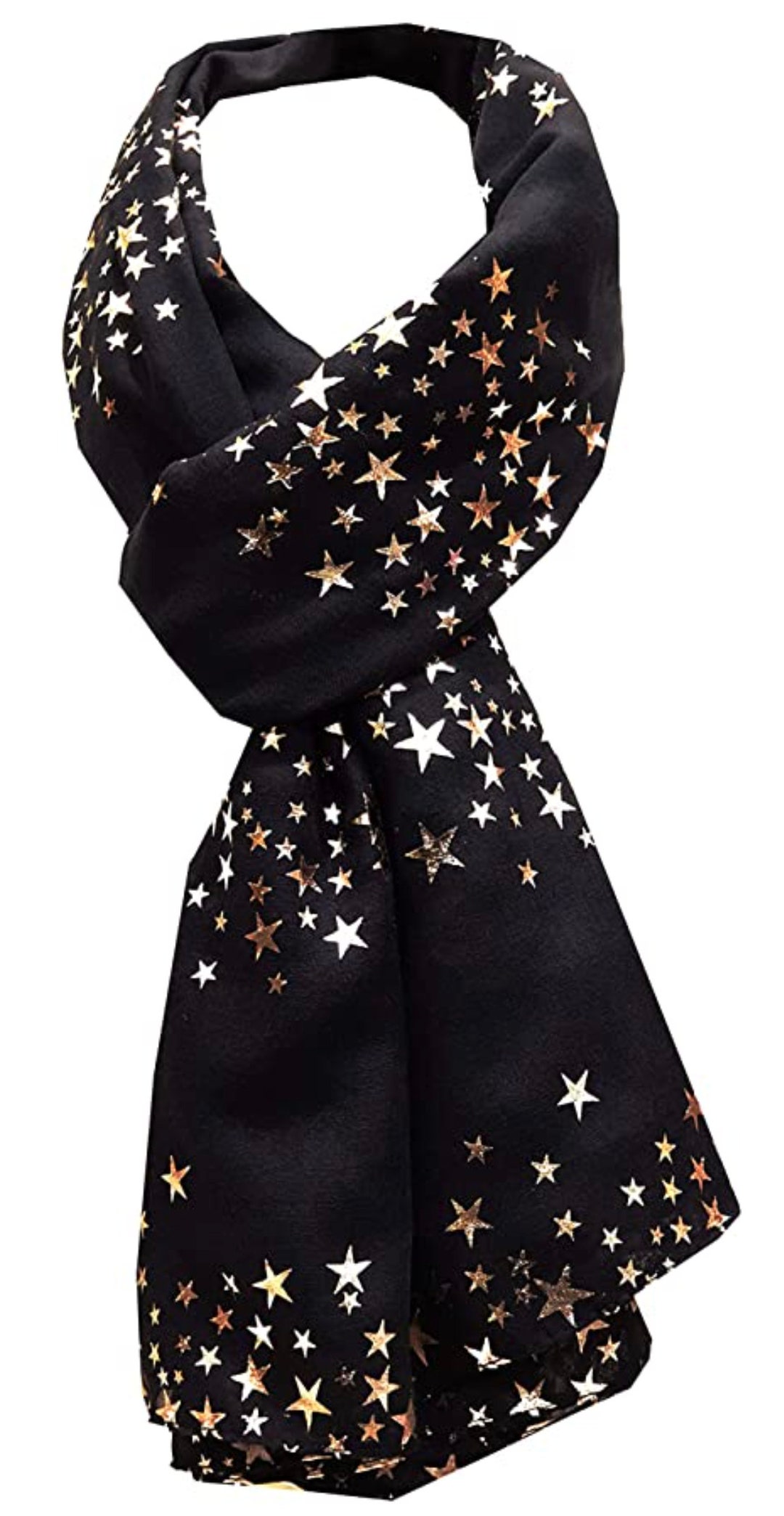 Star Foil Print Scarf Scarves Wrap Shawl Ideal Gift - Etsy UK