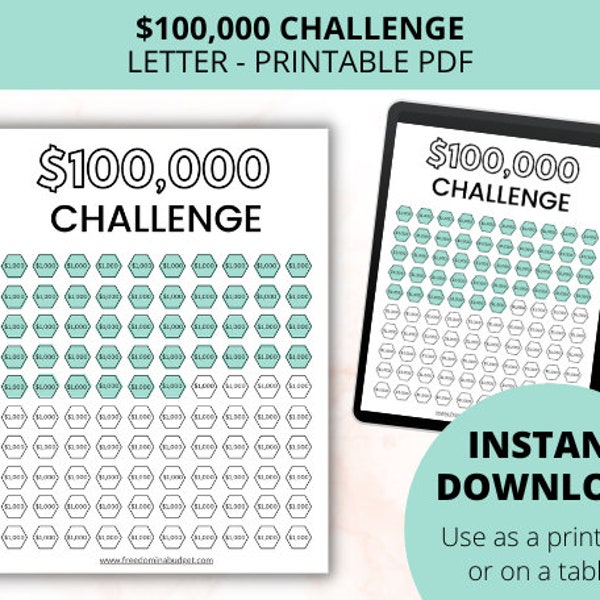 100k Savings Challenge - Etsy