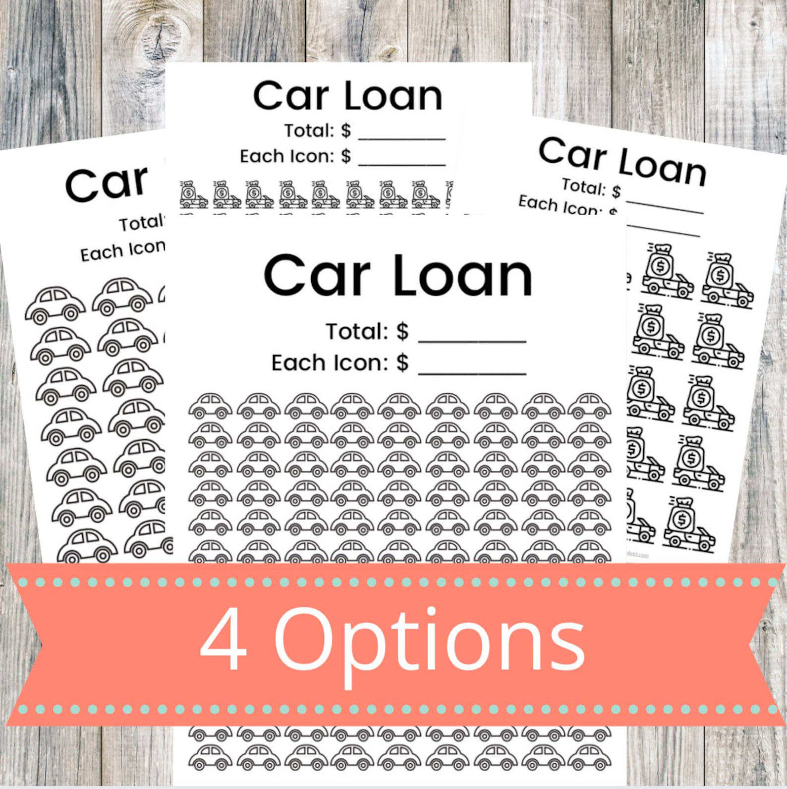 Car Loan Payoff Tracker Printable | Car Loan Payoff Payoff Tracker PDF ...