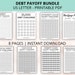 Debt Payoff Challenge Bundle 8 Debt Payoff Tracker - Etsy