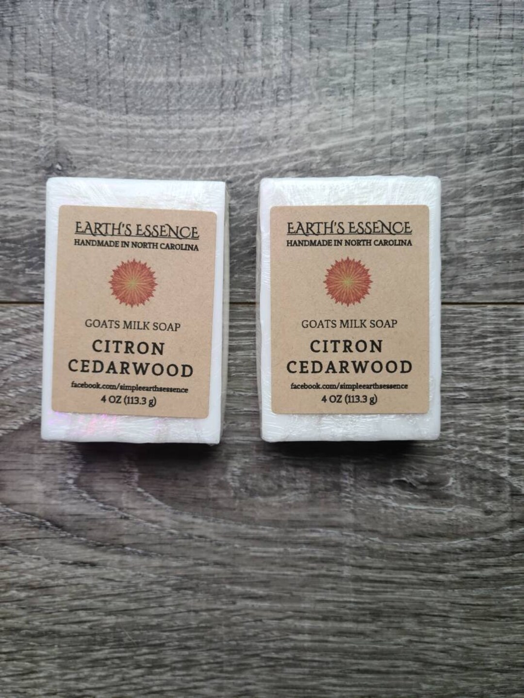 Citron Cedar Type 4 Oz Goats Milk Soap, Handmade Goats Milk Soap ...