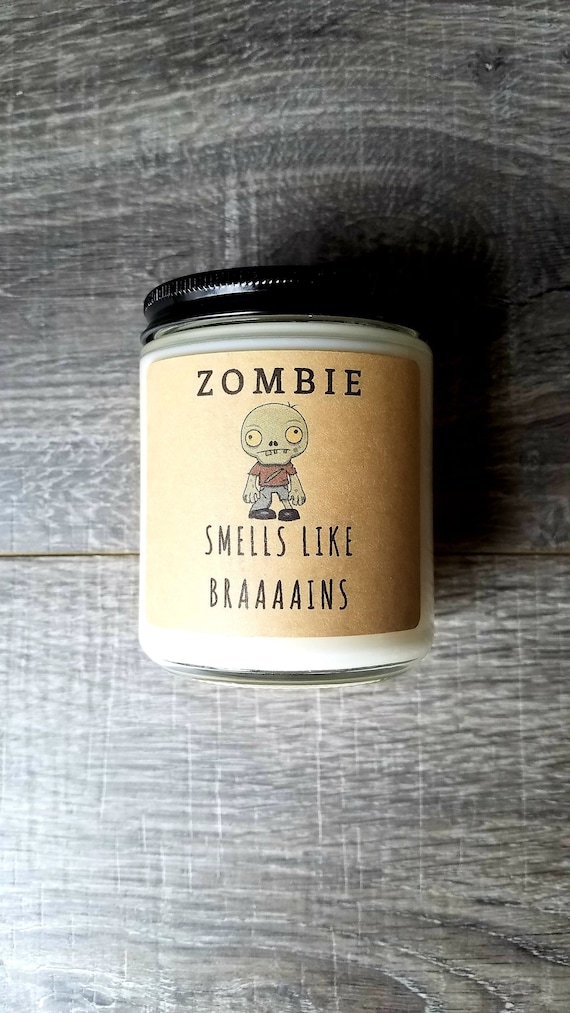 Zombie 8 Oz Soy Candle Handmade Soy Candle Gag Gift Candles | Etsy