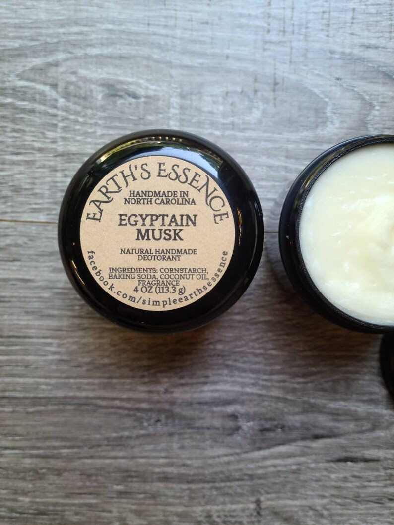 Handmade Egyptian Musk Deodorant, Natural Alternative, 4 Oz - Etsy