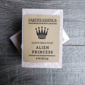 Alien Type 4 Oz Goats Milk Soap, Handmade Goats Milk Soap, Goats Milk ...