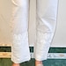White Cotton Pants Lace Inserts - Etsy
