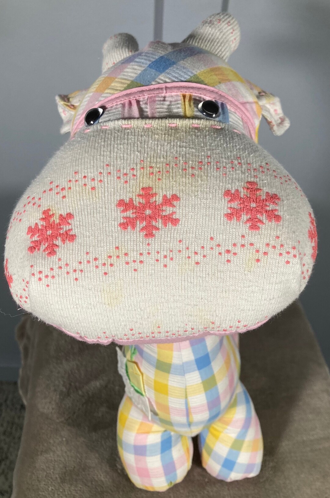 Memory/keepsake Giraffe, Made From Loved Ones Clothing, Handmade ...