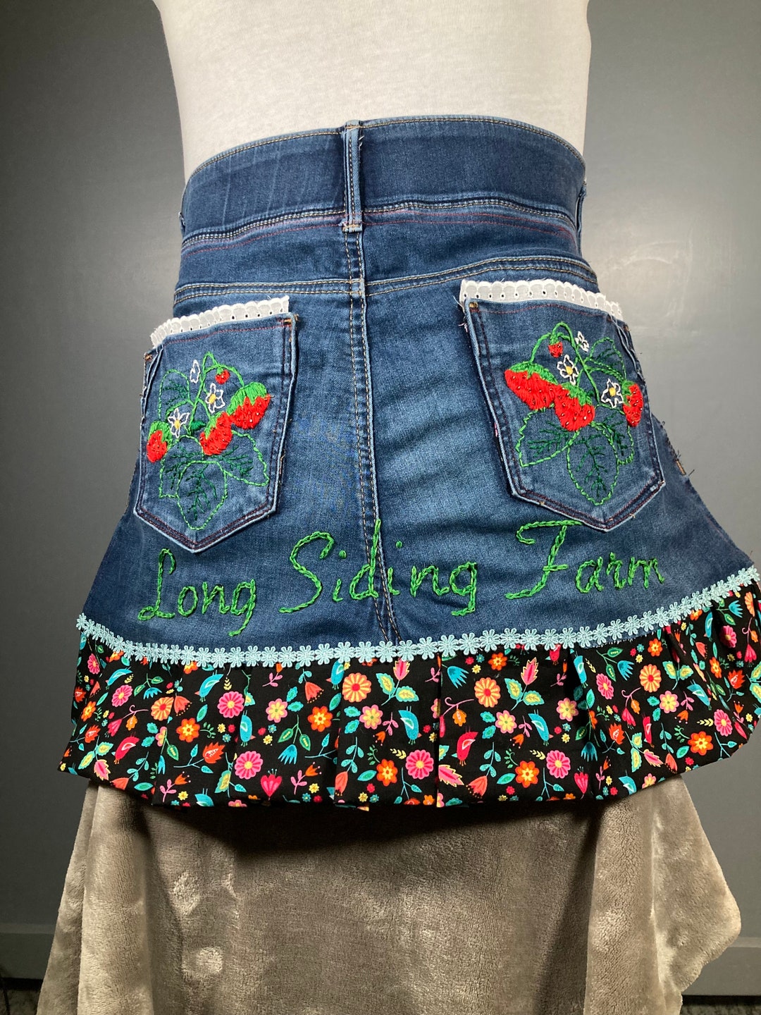 Custom Handmade Market Apron/ Farmers Market Apron/ Craft Fair Apron ...