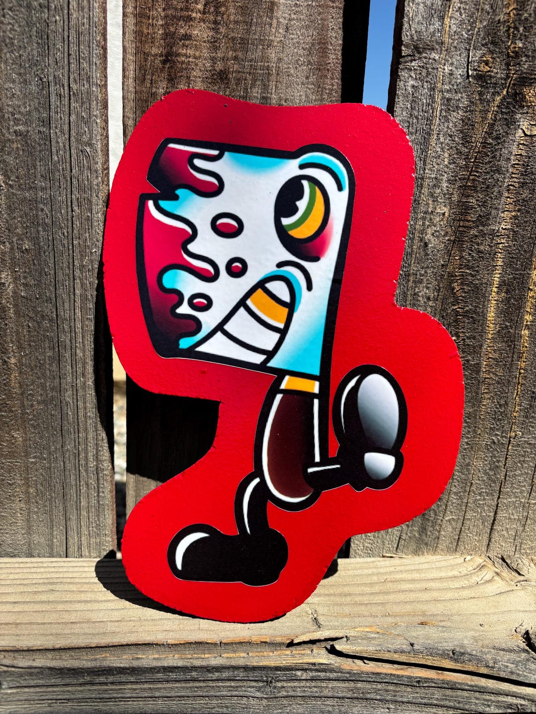 American Traditional Hatchet Halloween Handmade Sign Garage Art Tattoo ...