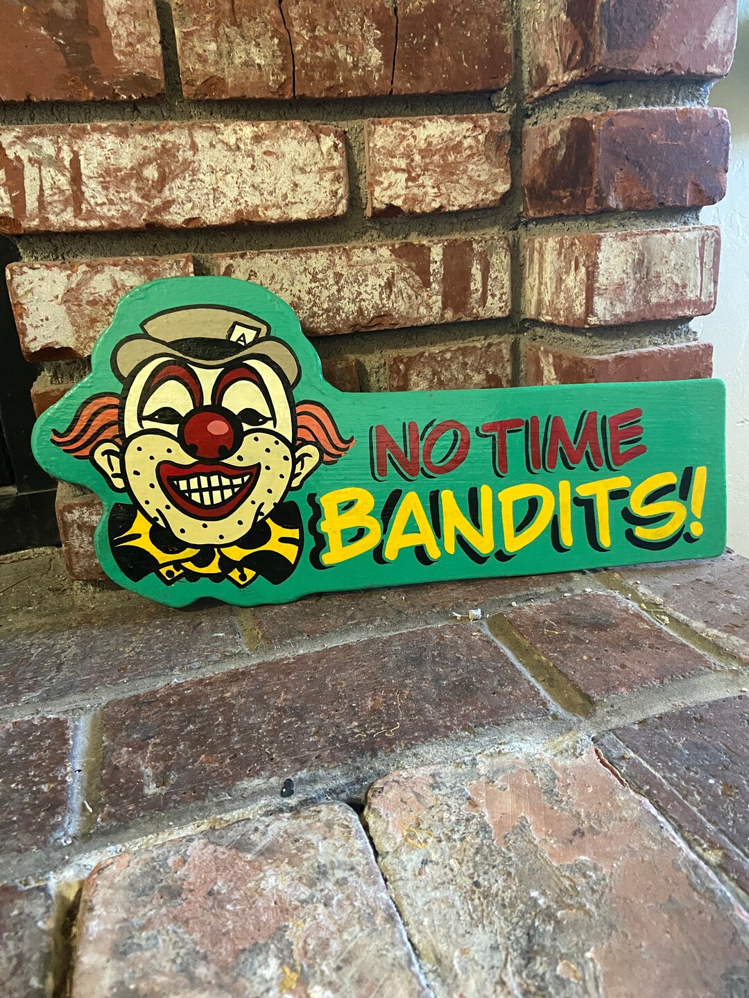 Hand Painted no Time Bandits Clown Circus Sign - Etsy